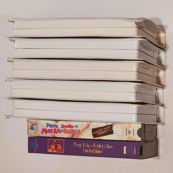 Dualstar Video | Media | Lot Of 7 Vhs Marykate Ashley Olsen Twins Movie ...